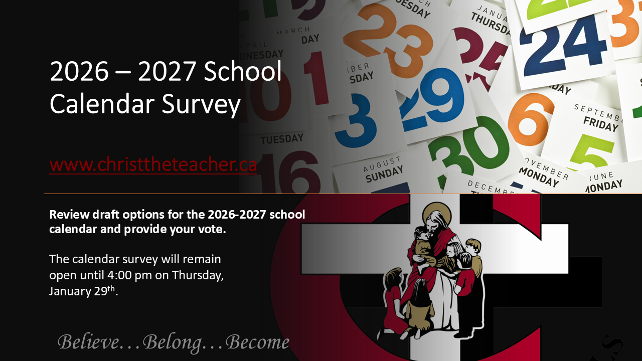 2026-2027 School Calendar Feedback - St. Theodore School